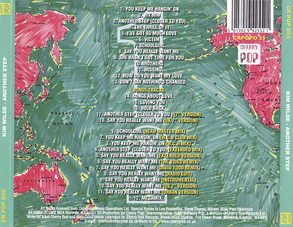 Kim Wilde Another Step : Back | CD Covers | Cover Century | Over 1.000. ...